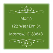 Personalized Square Address Labels - The Stationery Studio