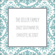 Personalized Square Address Labels - The Stationery Studio