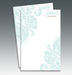 Personalized Blue Damask Notepads